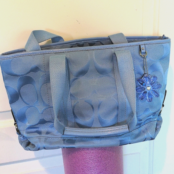 Coach | Bags | Authentic Coach Periwinkle Shoulder Crossbody Bag | Poshmark